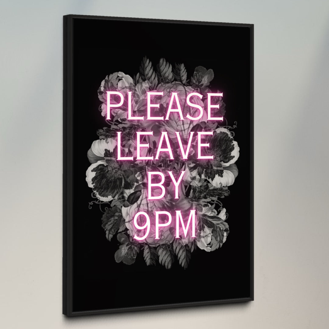 Please leave – The Little Print Shop